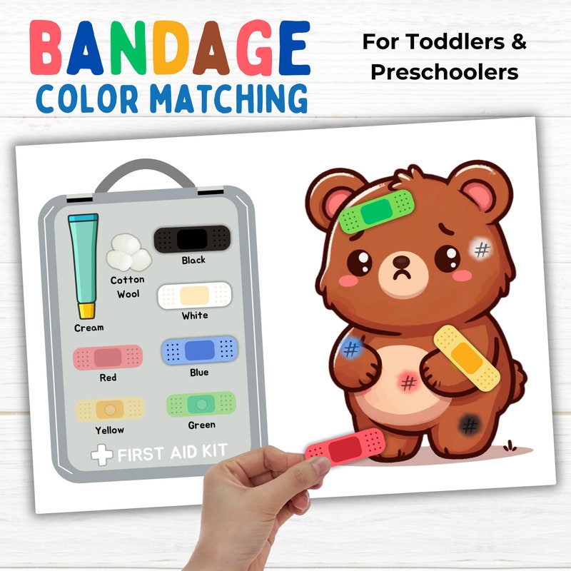 Teddy Bear Bandage - Etsy