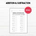 Addition and Subtraction Within 10 Printable Worksheets Fill in the ...