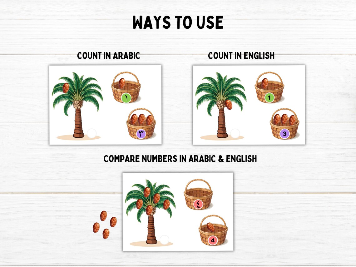 Ramadan Busy Book Arabic Numbers Activity Page Islamic Learning ...