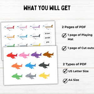 Airplane Color Matching Game Airport Activity Montessori Learning for ...
