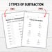 Addition and Subtraction Within 10 Printable Worksheets Fill in the ...