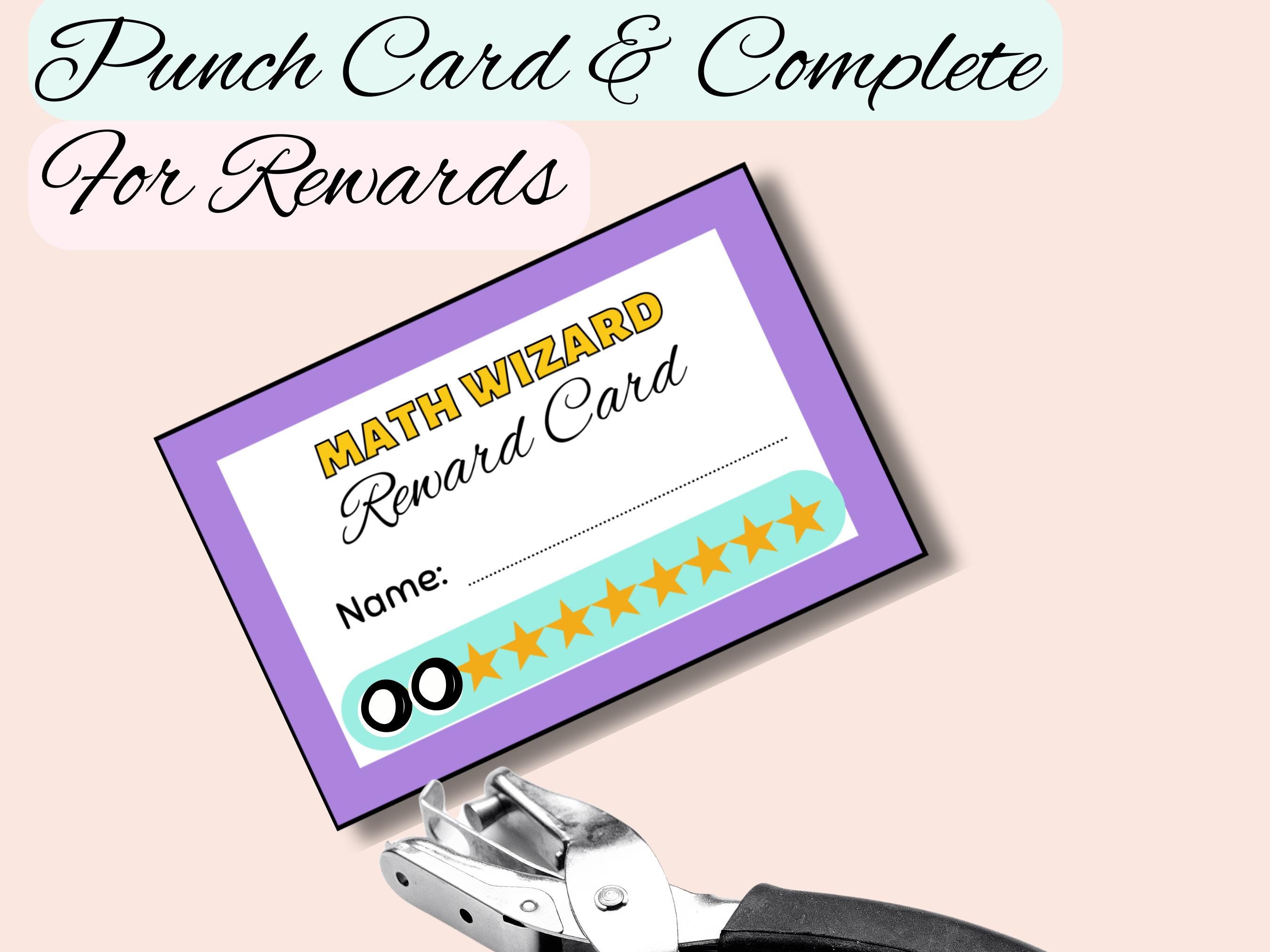 Good Behavior Reward Card | Printable Punch Card for Kids | Positive ...