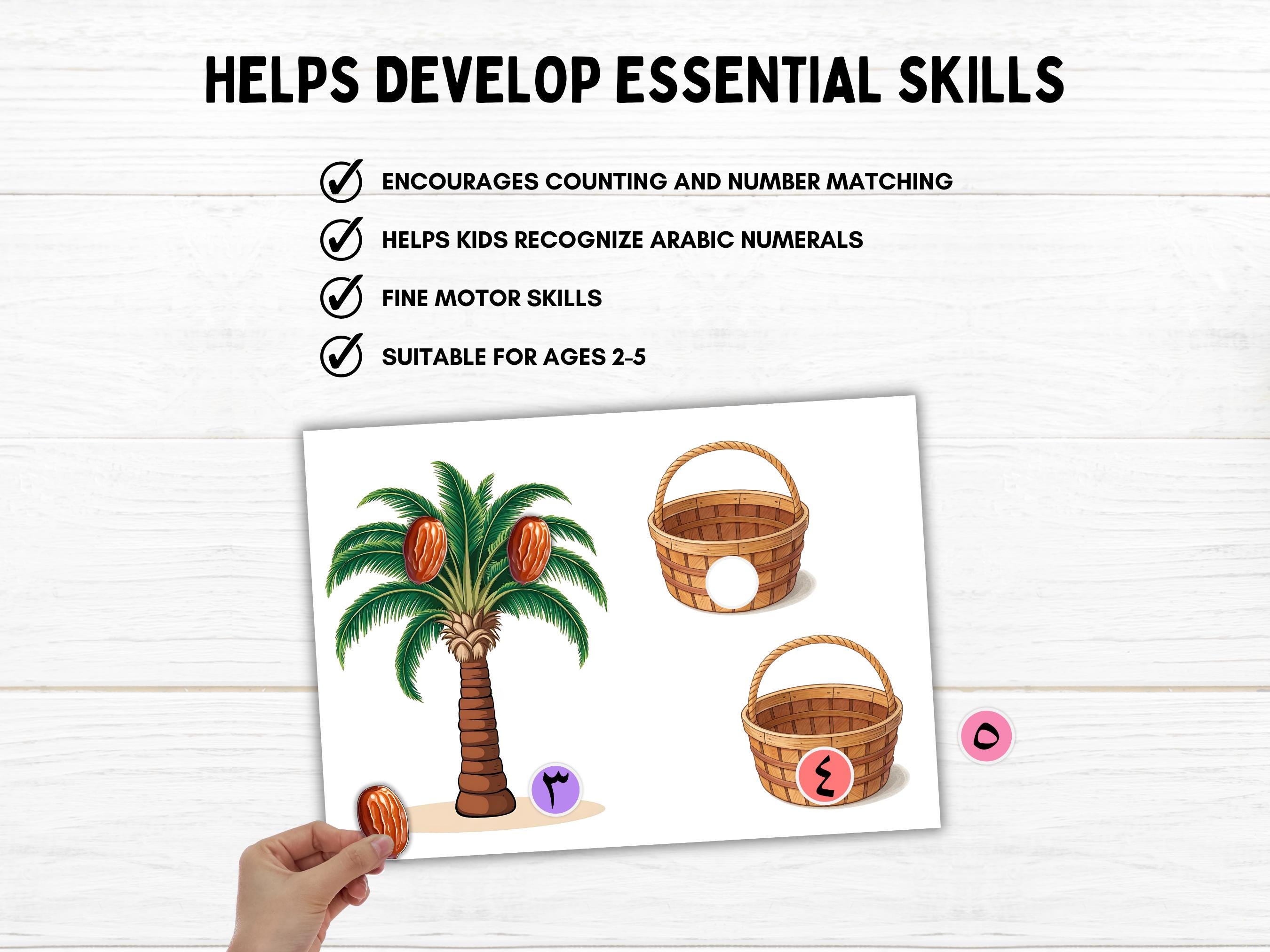 Ramadan Busy Book Arabic Numbers Activity Page Islamic Learning ...