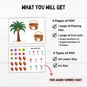 Ramadan Busy Book Arabic Numbers Activity Page Islamic Learning ...