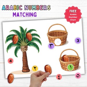 Ramadan Busy Book Arabic Numbers Activity Page Islamic Learning ...