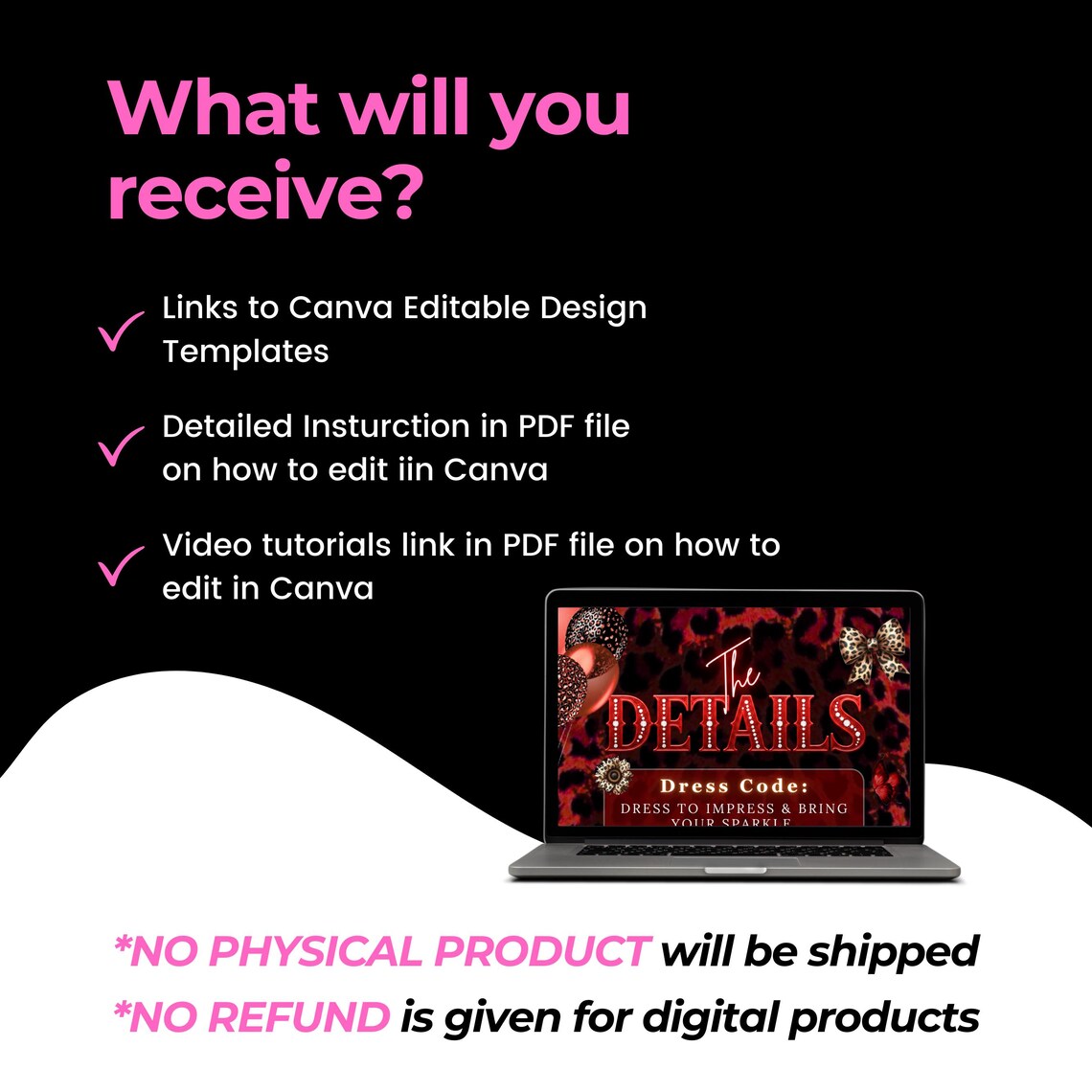Digital Red Cheetah Galentine Day Party Invitation,galentine's Girls ...