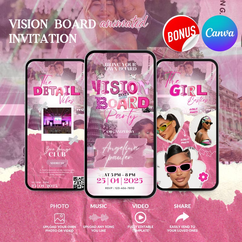 Vision Board Party - Etsy