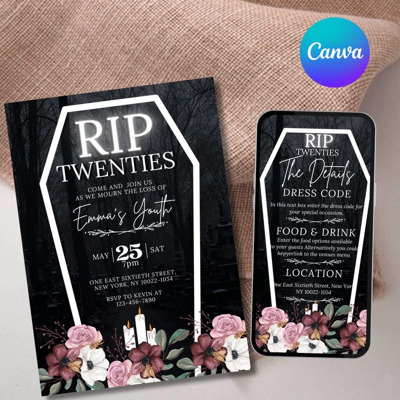 Last Year in My 20s Invitation - Etsy