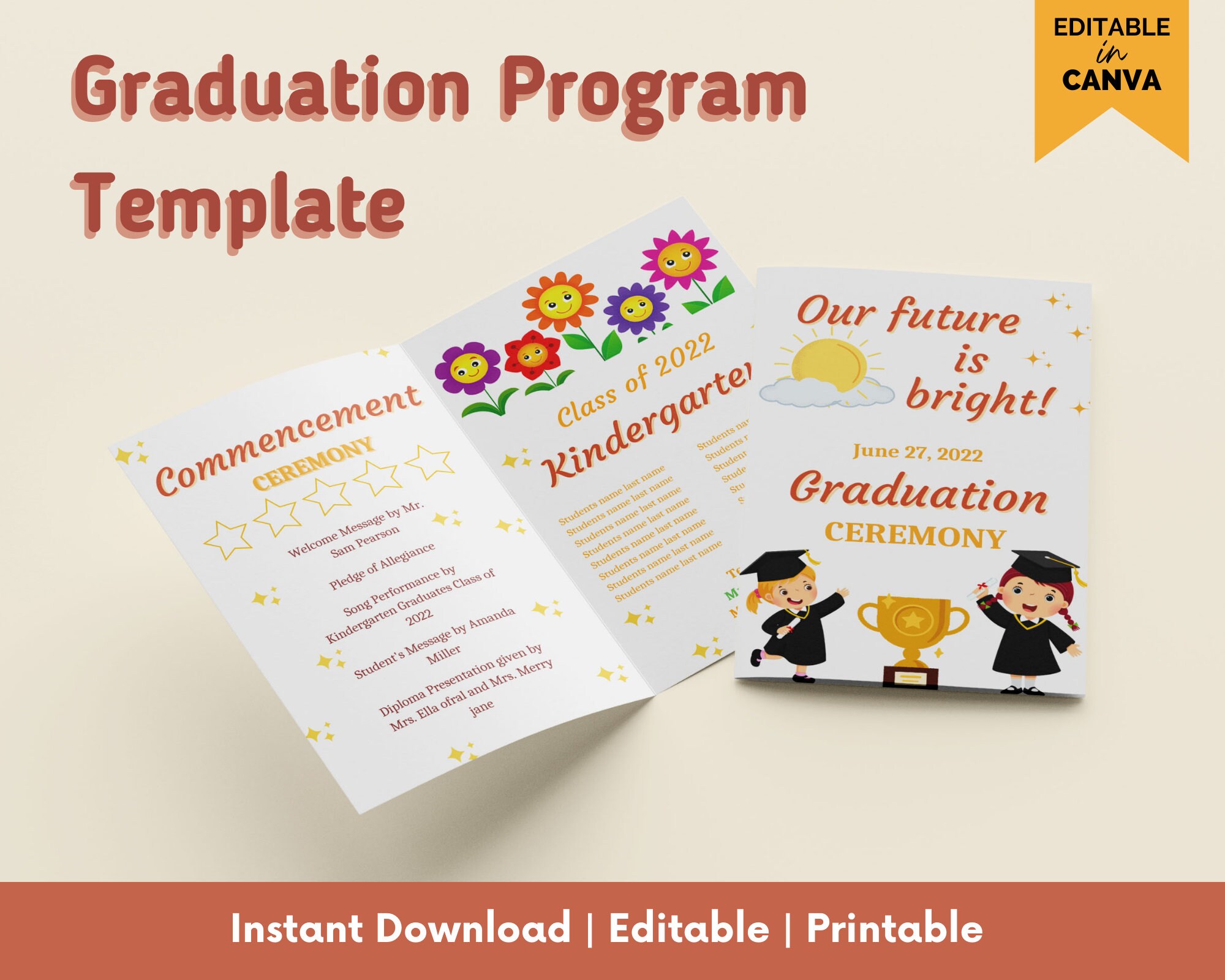 Elementary Graduation Program Template