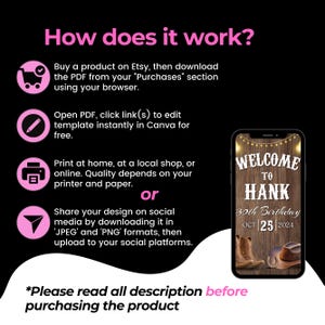 Western Hoedown Birthday Party Sign, Saddle up and Put Your Boots on ...