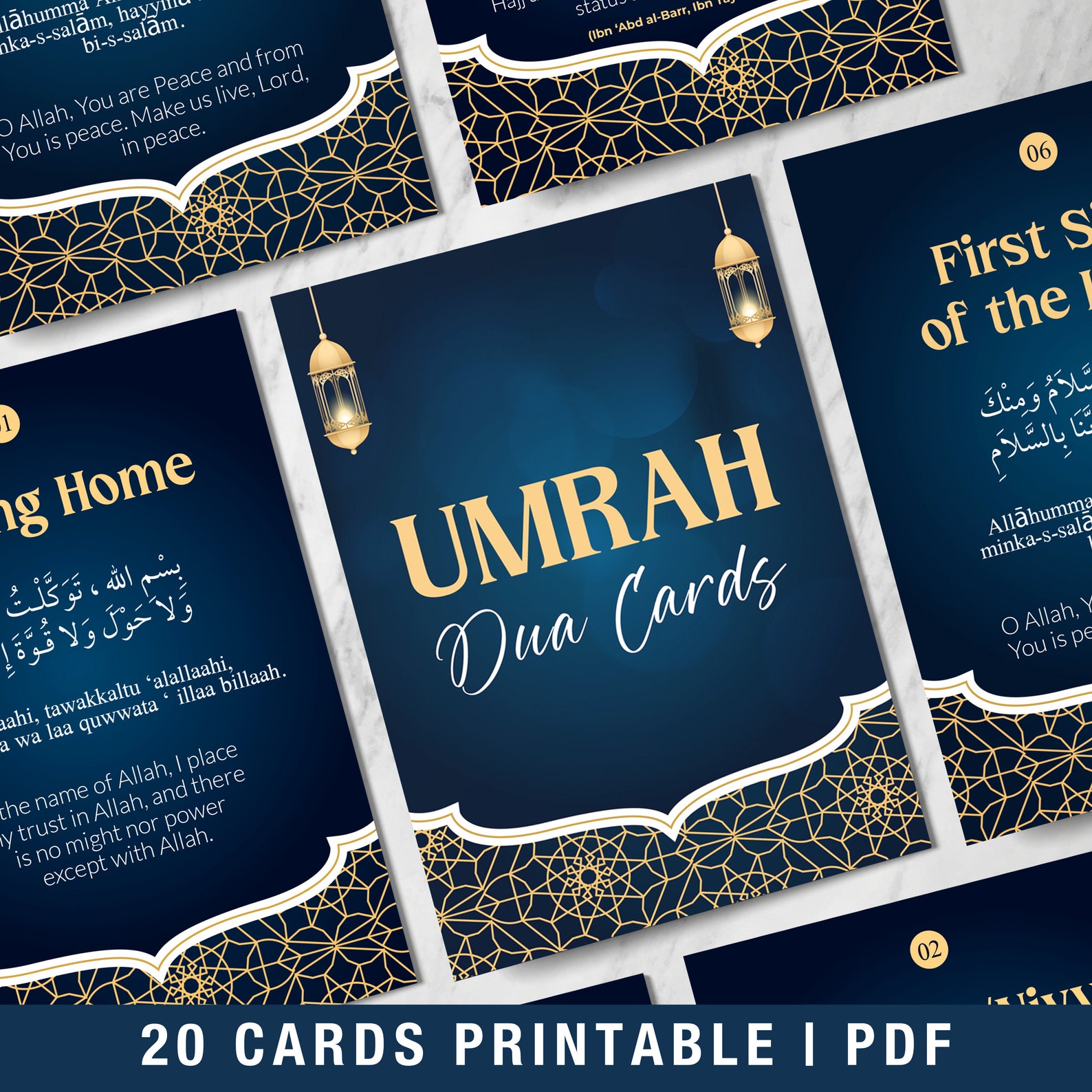 20 Umrah Dua Cards Printable, Umrah Flashcards, Umrah Mubarak Gift ...