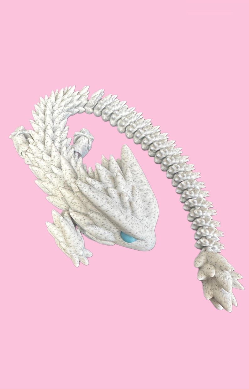 SPIKEY DRAGON - 3D Printed Articulated Fidget Toy - Etsy