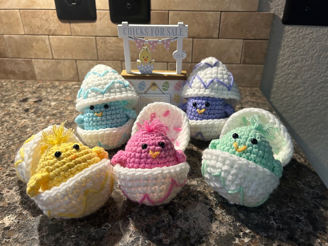 Crochet Easter Chicks - Etsy
