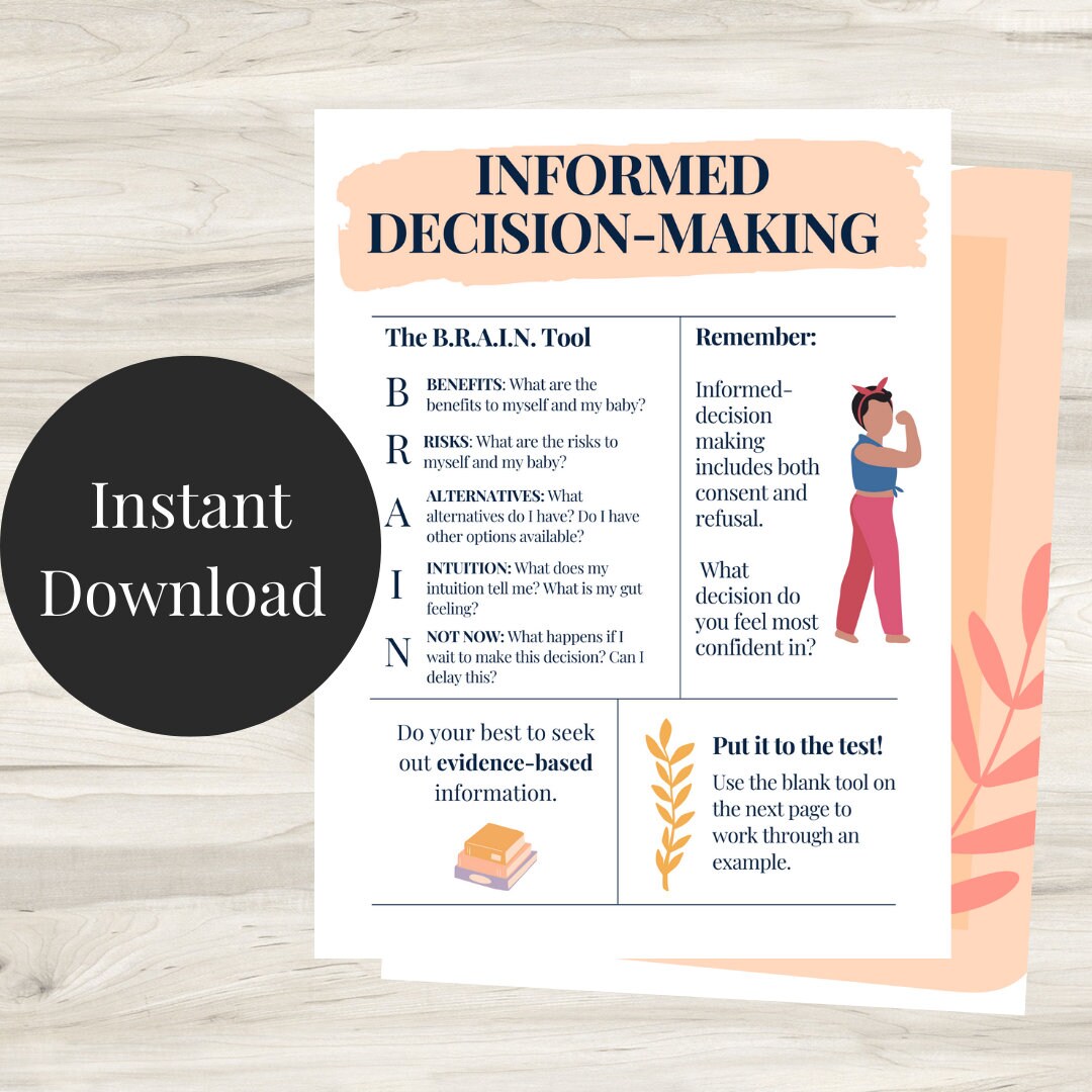 Childbirth Education Tool | BRAIN Tool | Informed Decision Making ...