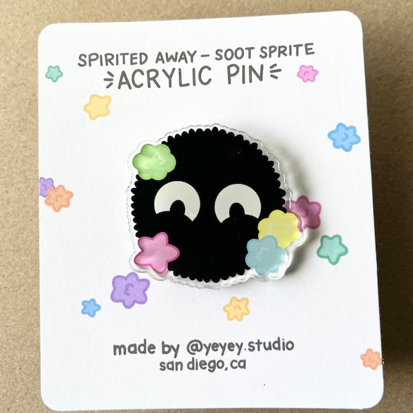 Studio Ghibli Soot Sprite Buttons - Etsy