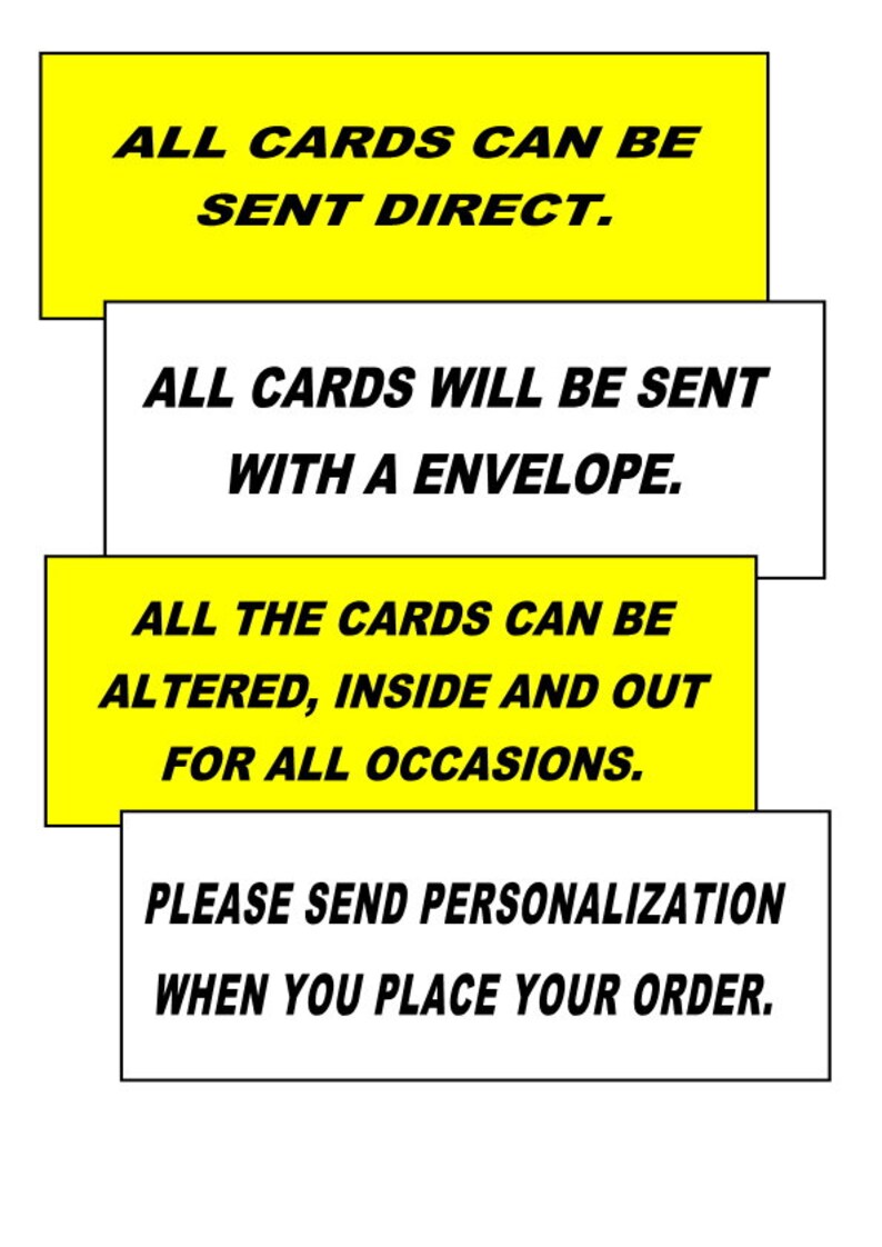 THE BEATLES When I'm Sixty Four Greeting Card Handmade Self Designed ...