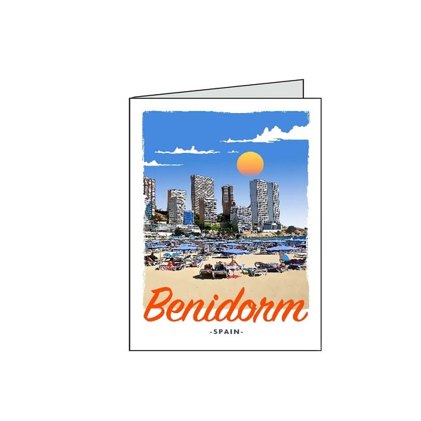 Benidorm Birthday Card - Etsy UK