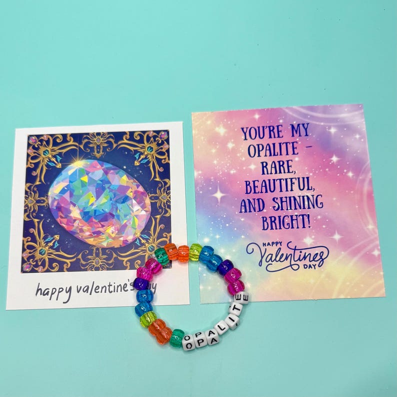 Showgirl Inspired Valentines – Friendship Bracelet Cards, Galentine’s ...