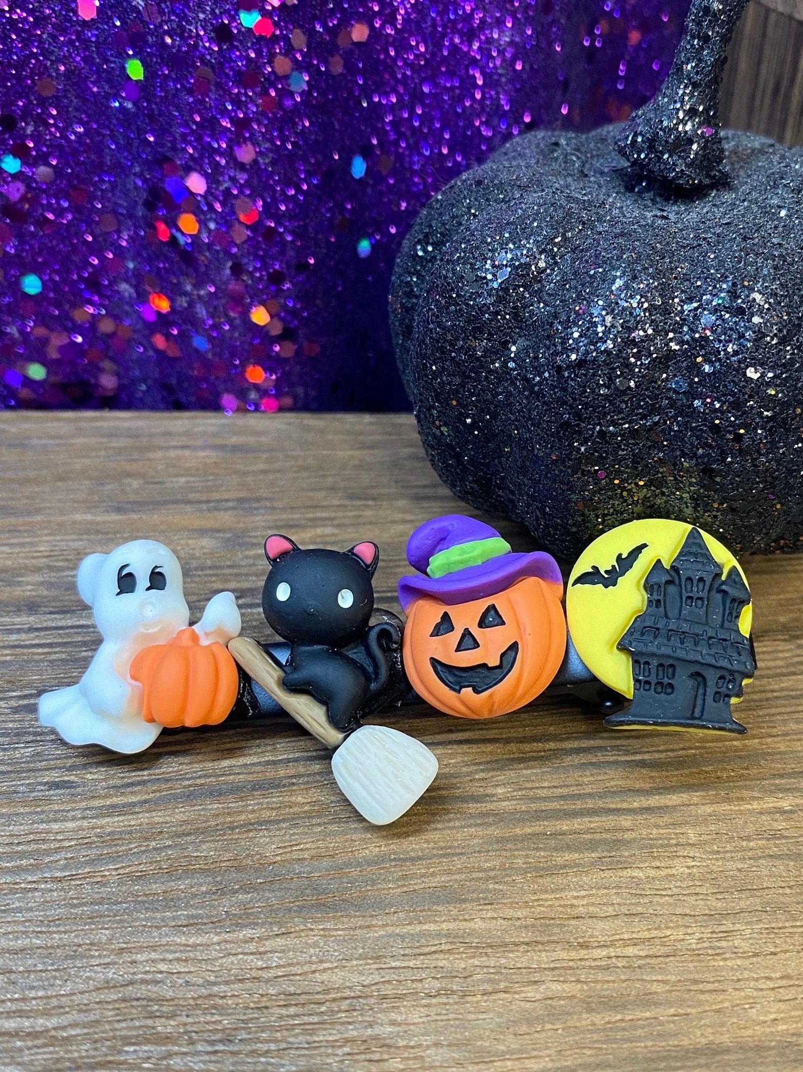 Whimsical Halloween Hair Clip Hair Accessory With Spooky Ghosts ...