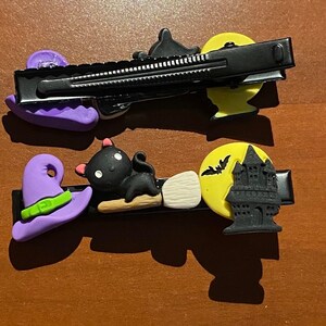 Whimsical Halloween Hair Clip Hair Accessory With Spooky Ghosts ...