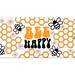 Bee Happy Svg Libbey Glass Wrap Svg, Daisy Honey Bee Svg 16oz Libby ...