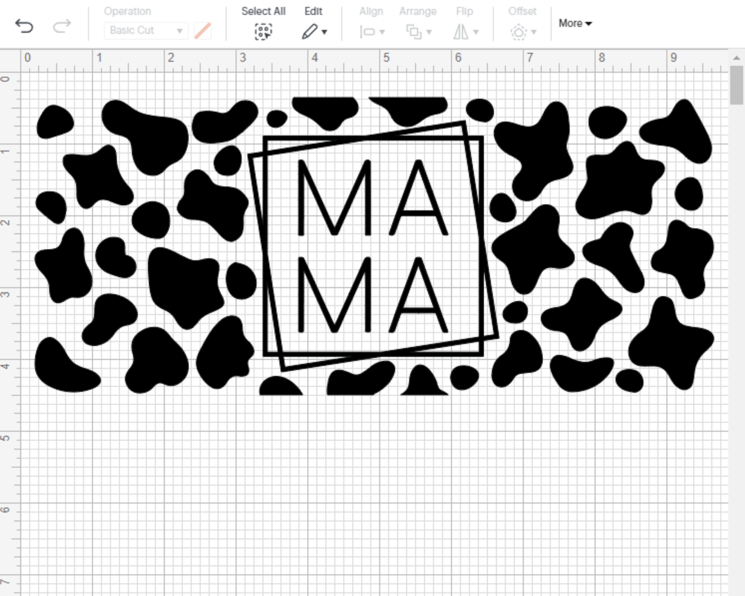 Mama Cow Print Svg Libbey Glass Wrap Svg Mom Life Svg Farm - Etsy Australia