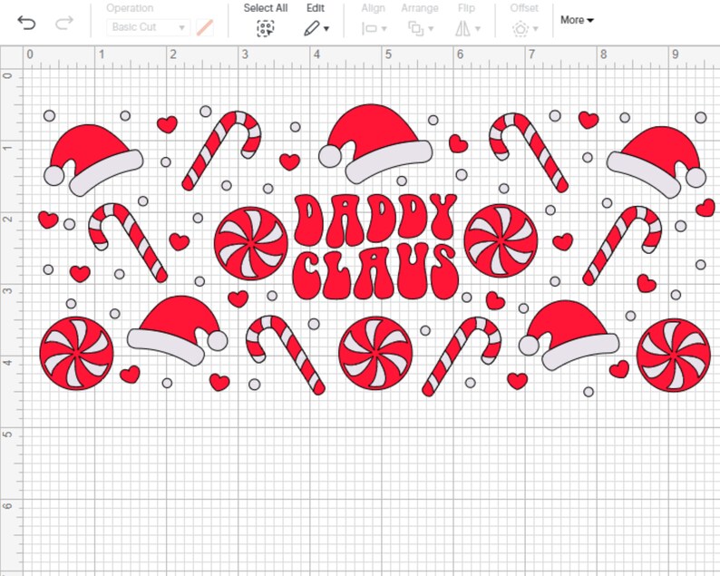 Daddy Claus Svg Libbey Glass Wrap Svg Retro Dad Christmas - Etsy