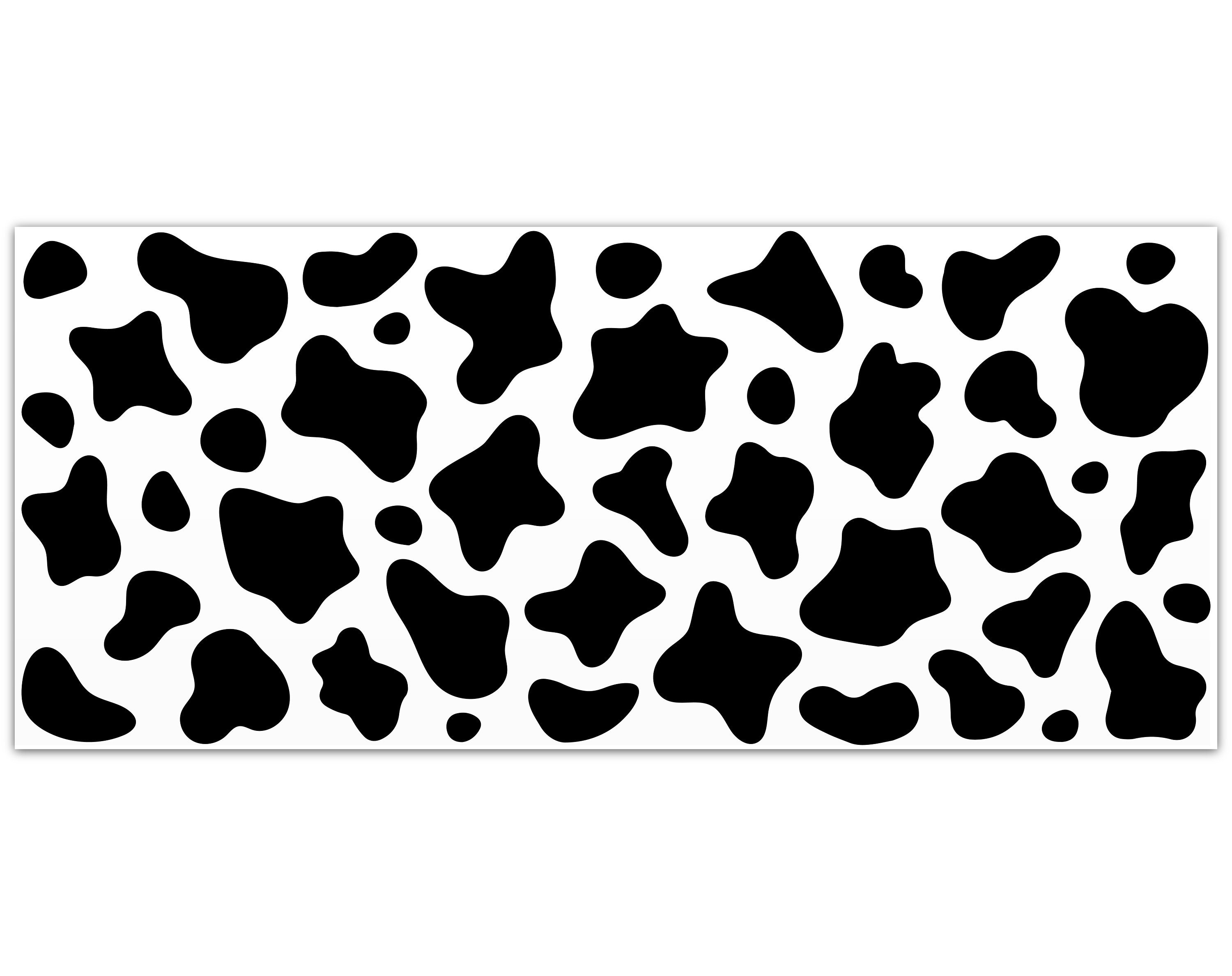 Cow Print SVG Libbey Glass Wrap Svg Cow Pattern Animal Print - Etsy ...