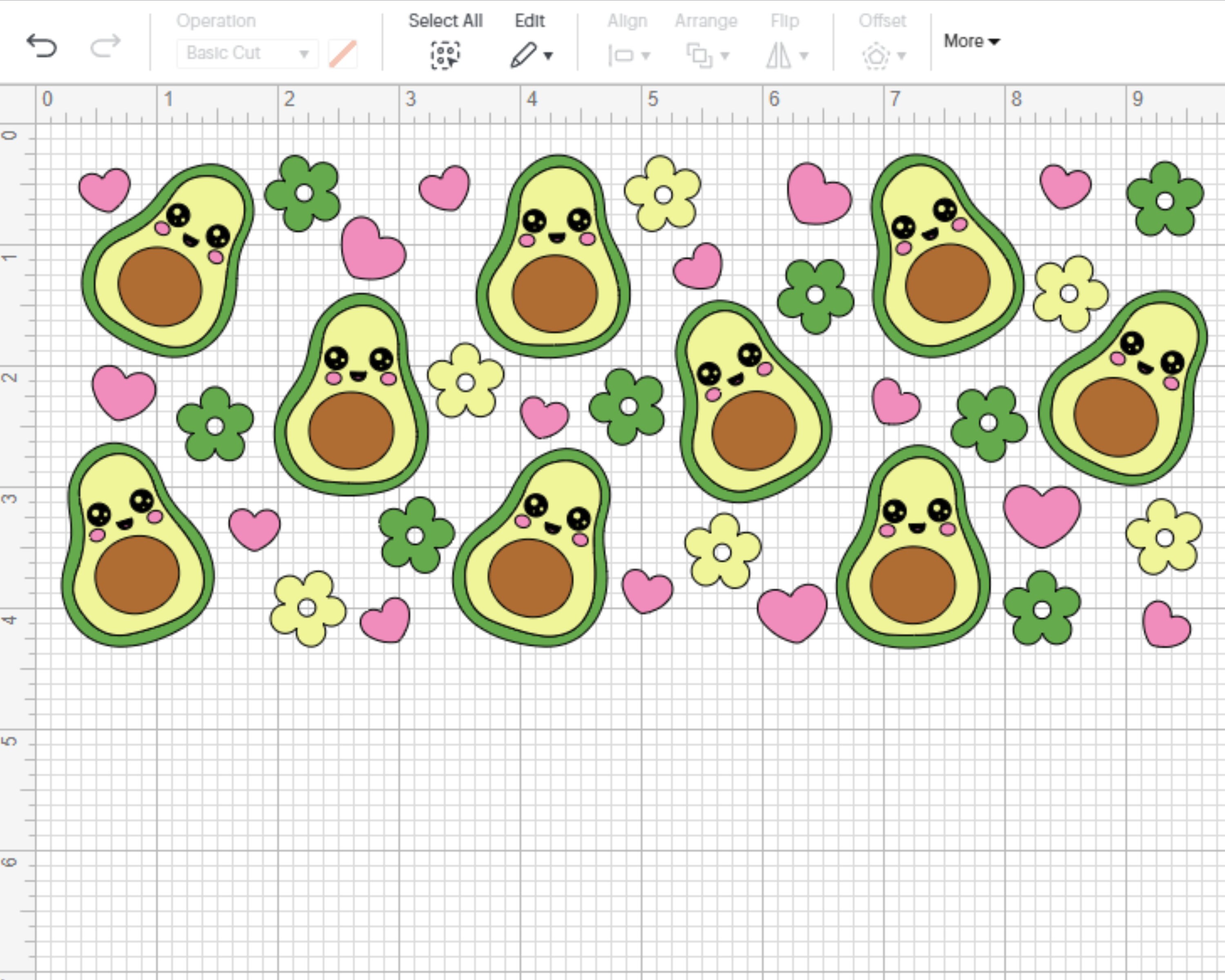 Aguacate Svg Libbey Glass Wrap Svg Kawaii Summer Fruit Svg - Etsy México
