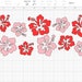 Hibiscus Flower Svg Libbey Glass Wrap Svg, Summer Floral 16oz Libby ...