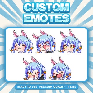 CUSTOM EMOTES, Twitch Emotes, Kick Emotes, Vtuber Emotes, Pngtuber ...
