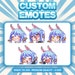 CUSTOM EMOTES, Twitch Emotes, Kick Emotes, Vtuber Emotes, Pngtuber ...