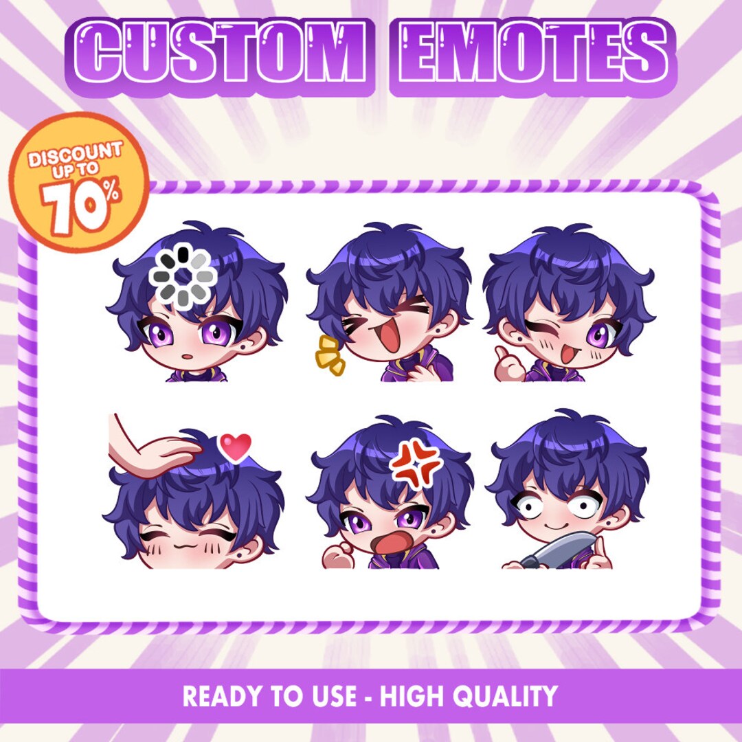 CUSTOM EMOTES High Quality Custom Premium Twitch Emotes, Twitch Emoji ...