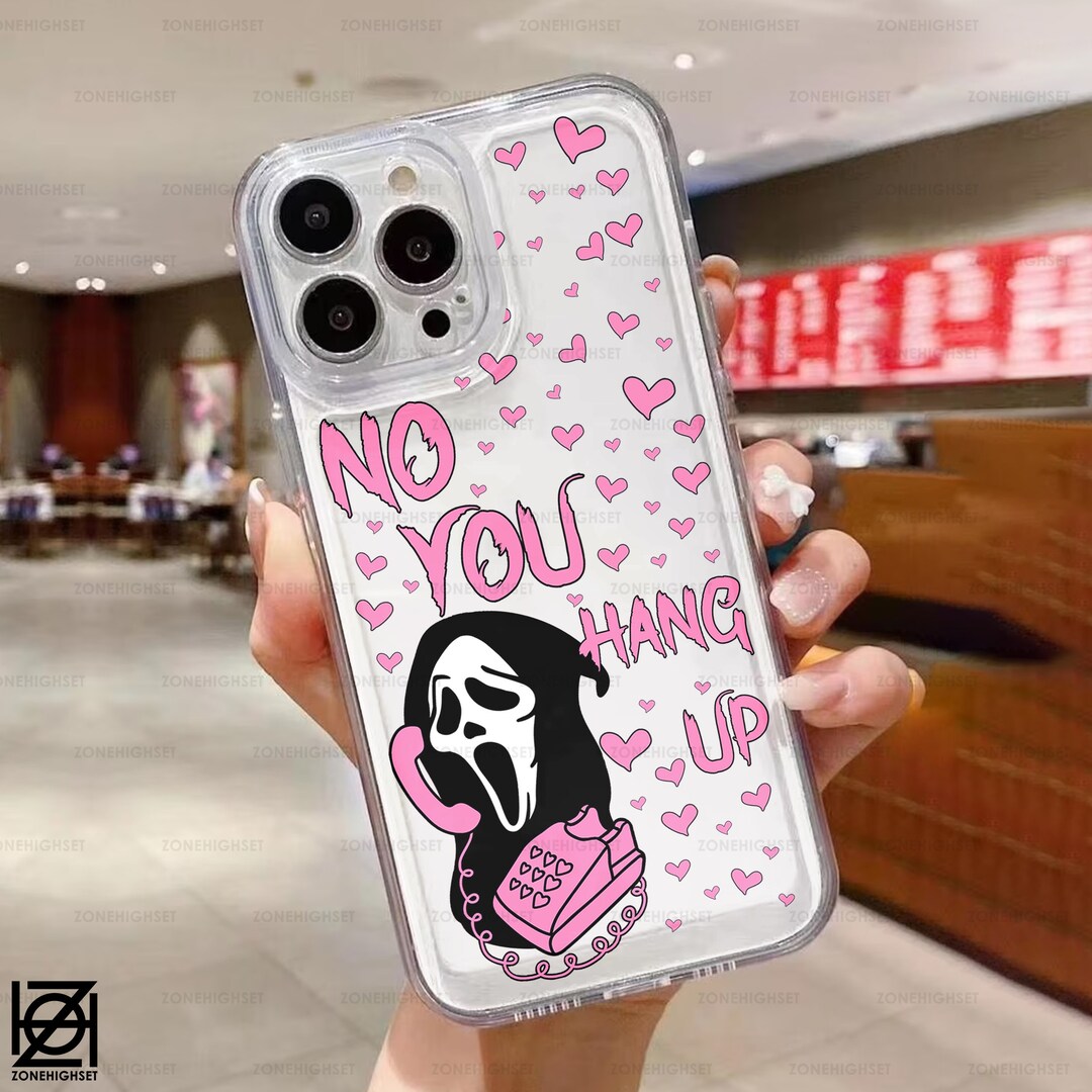 No You Hang up Clear Phone Case Valentine Phone Case Horror - Etsy