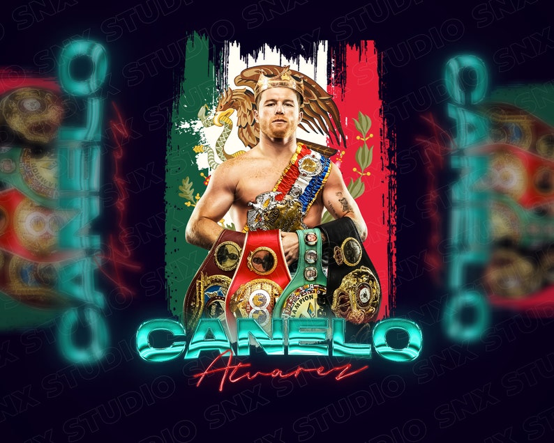 Canelo Alvarez PNG for DTF DTG Sublimation Digital Print Transfer Shirt ...
