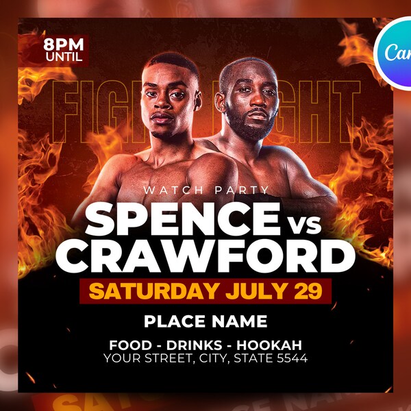 Fight Night Party - Etsy