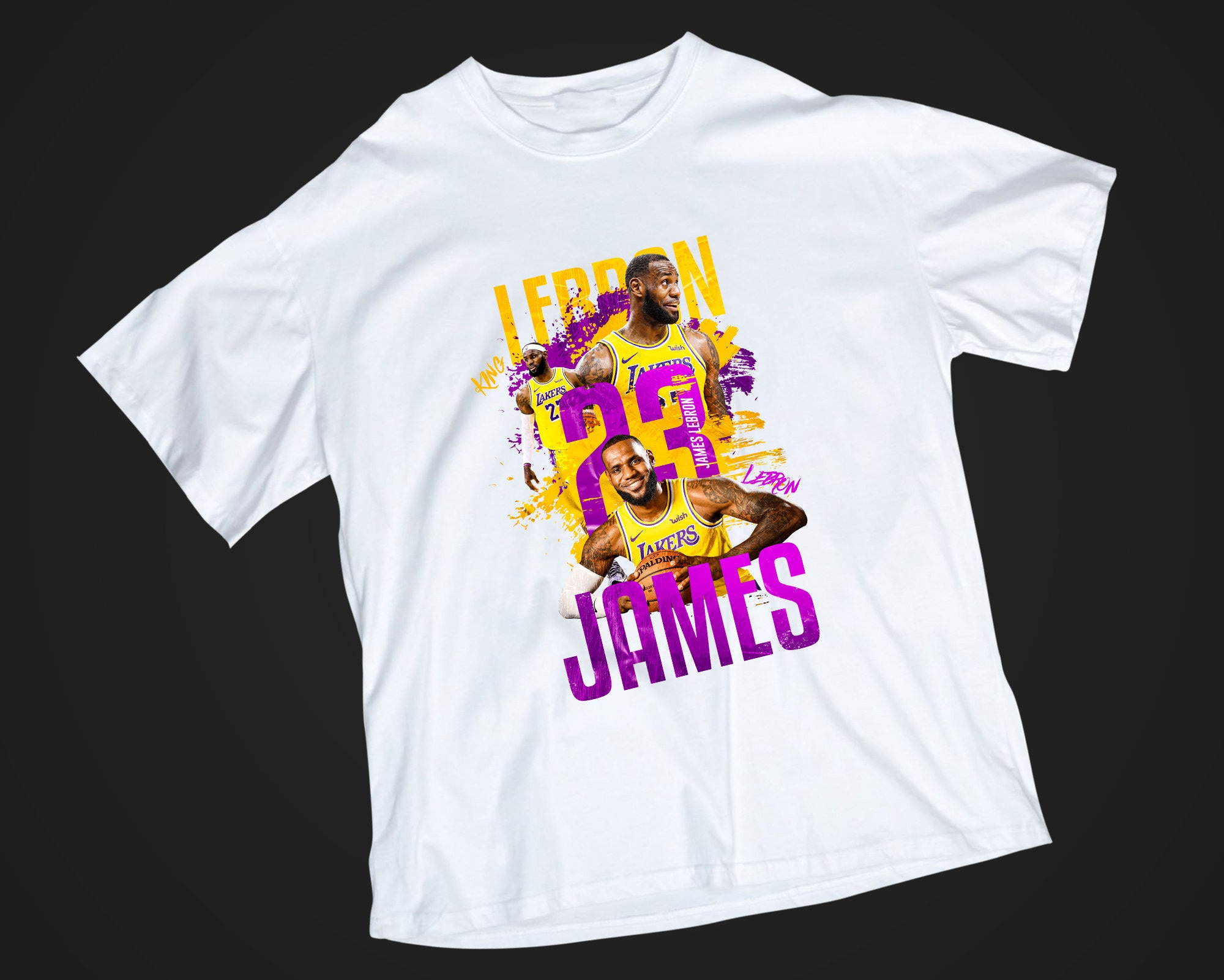 Lebron James Design PNG for DTF DTG Sublimation Digital Print Transfer ...