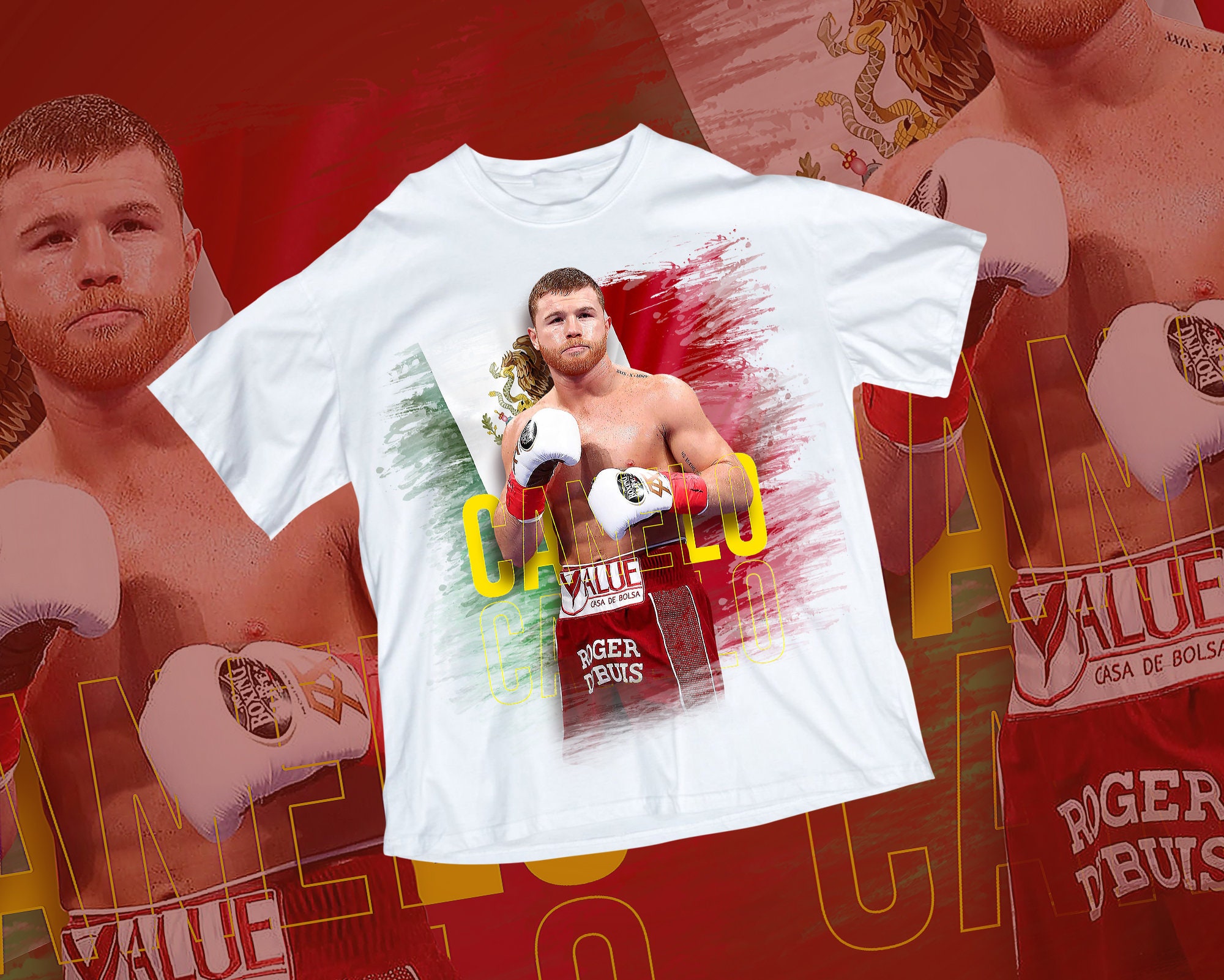 Canelo Alvarez PNG for DTF DTG Sublimation Digital Print Transfer Shirt ...