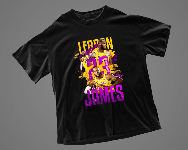 Lebron James Design PNG for DTF DTG Sublimation Digital Print Transfer ...