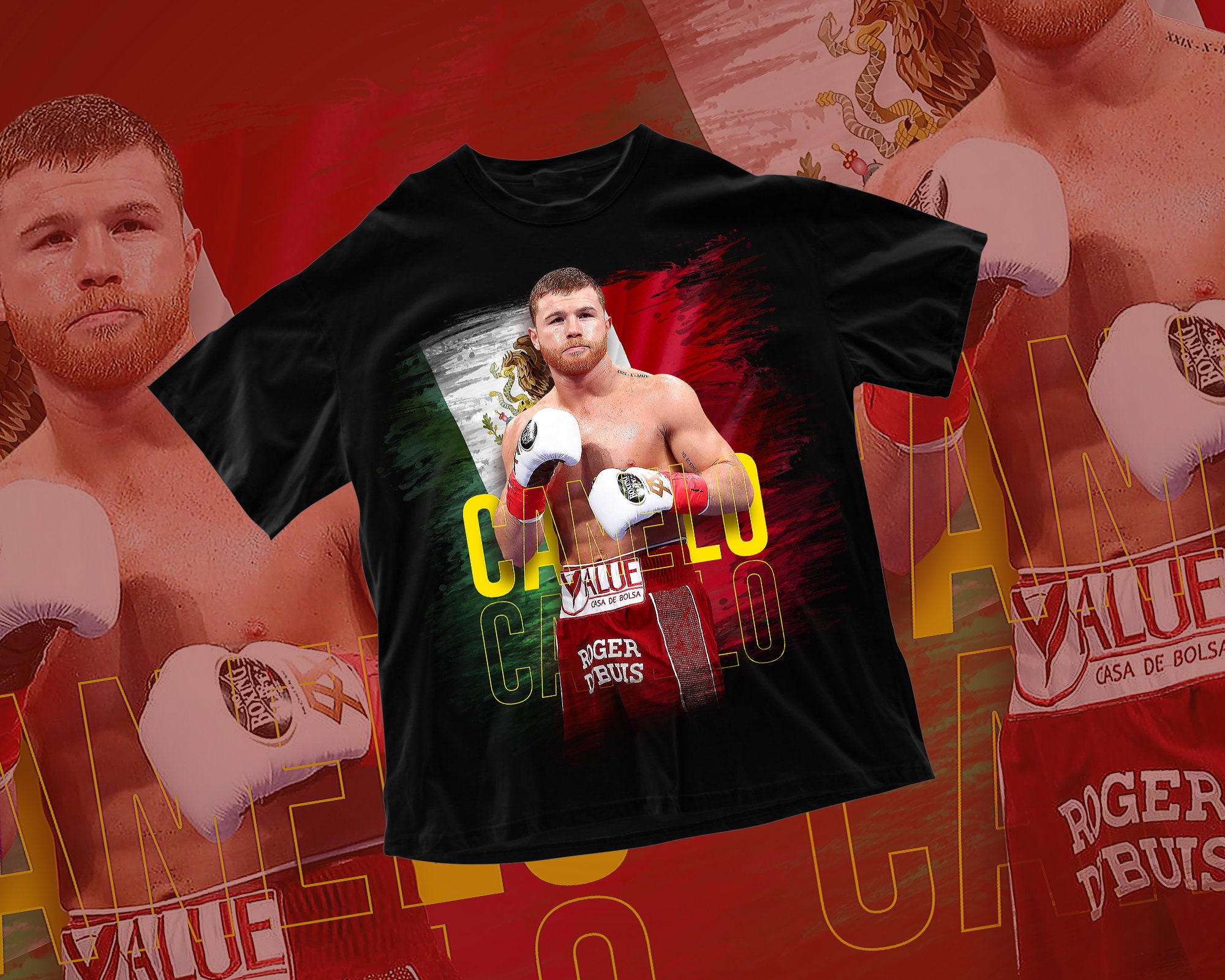 Canelo Alvarez PNG for DTF DTG Sublimation Digital Print Transfer Shirt ...