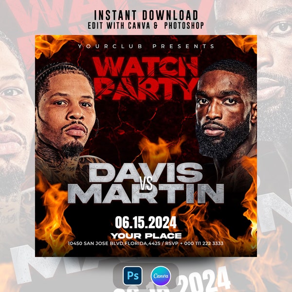 Fight Night Party - Etsy