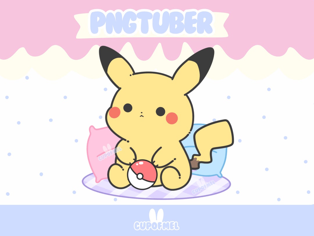 Cute Cosy Pika Poke Pngtuber - Etsy