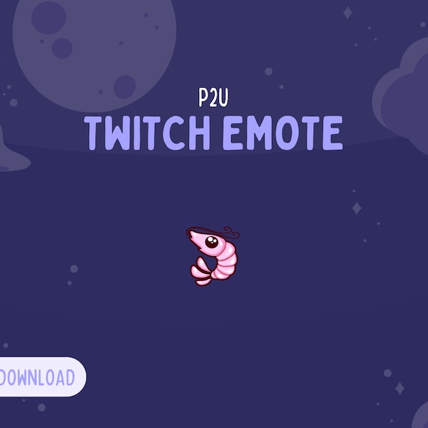 Shrimp Twitch Emotes - Etsy UK