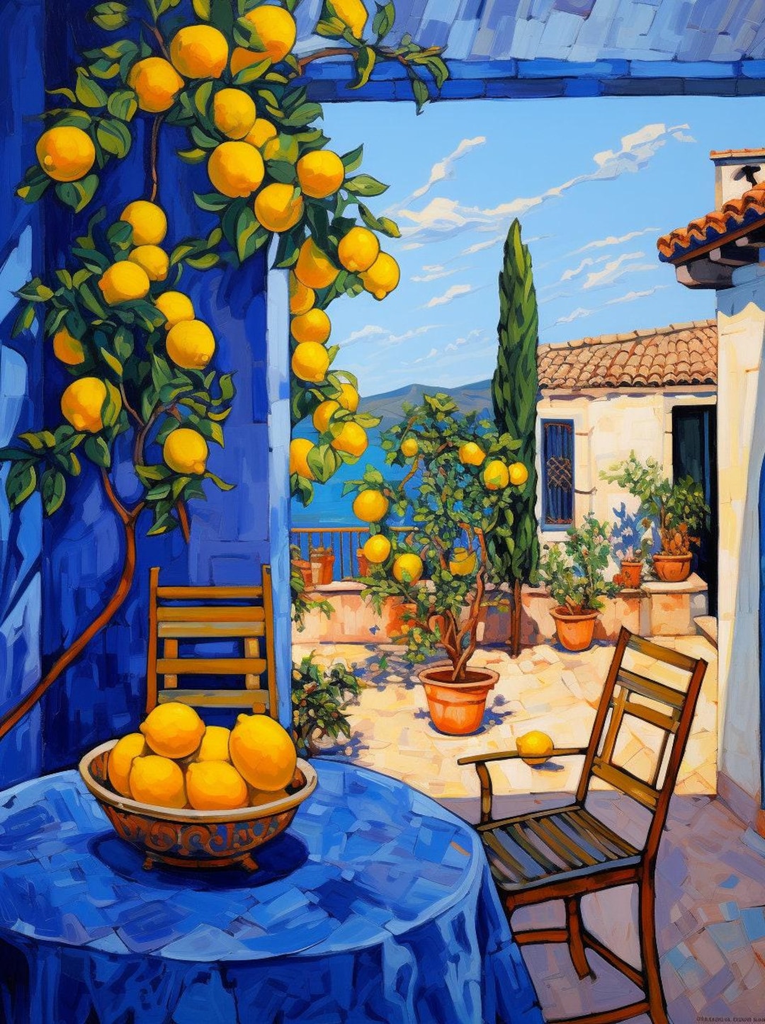 Luminous Citrus Diamond Painting: DIY Acrylic Craft Kit - Etsy