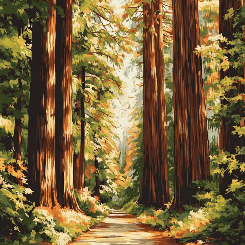 National Parks Paint by Number Kit - Etsy