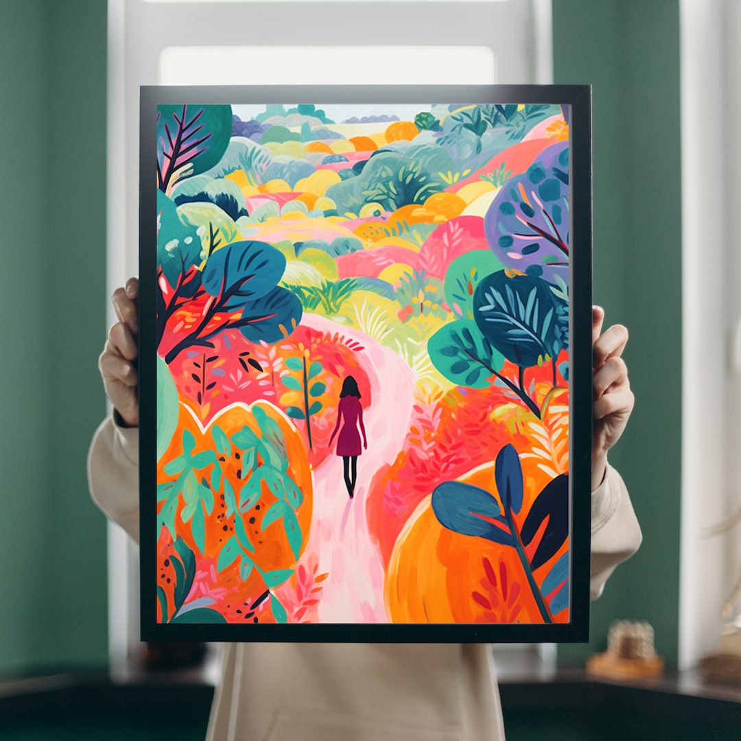 Modern Paint by Number Kit, Tropical Scenery Paint by Number, DIY Paint ...