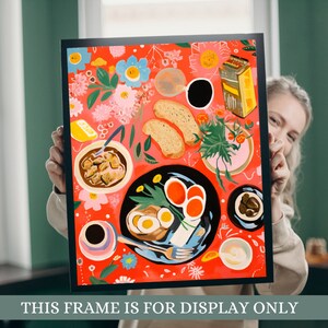 Breakfast Table Paint by Number Kit for Adults - Etsy