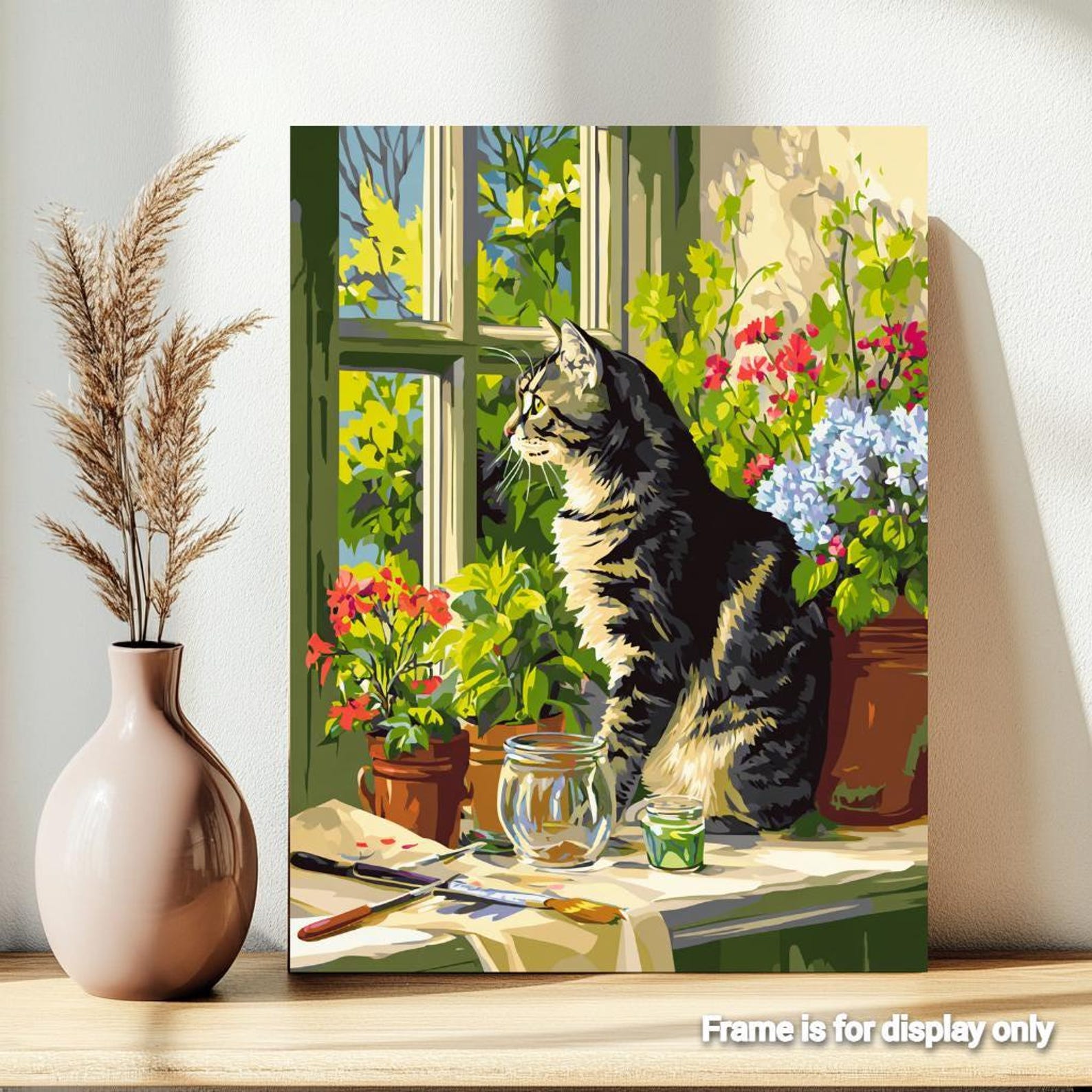 Cat Paint by Numbers Kit: DIY Feline Art for Adults & Kids - Etsy