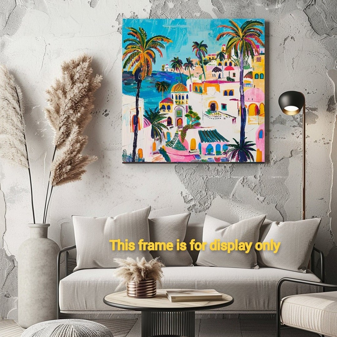 Serene Mediterranean Landscape Painting Kit - Adult DIY Wall Decor - Etsy