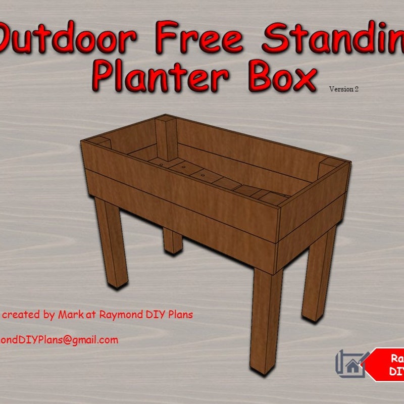 Planter Box Plans - Etsy